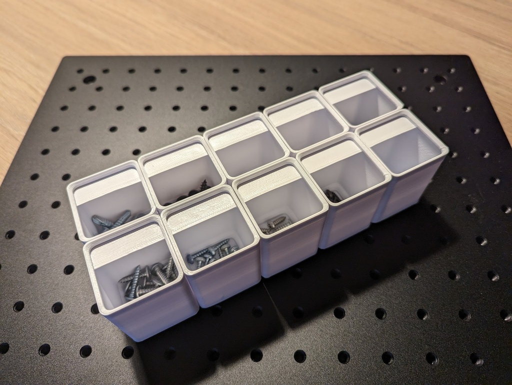 Set of 10 Gridfinity Boxes, Divider Box, Organizer, Screw Storage ...